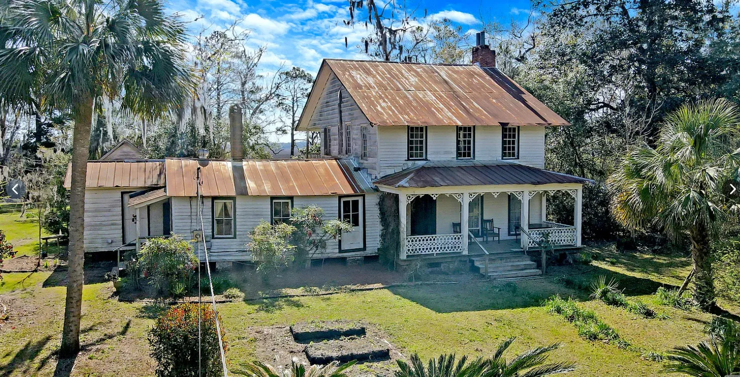Pretty setting! Original details! Randolph Spaulding House, C. 1850. Over four acres in Georgia ...