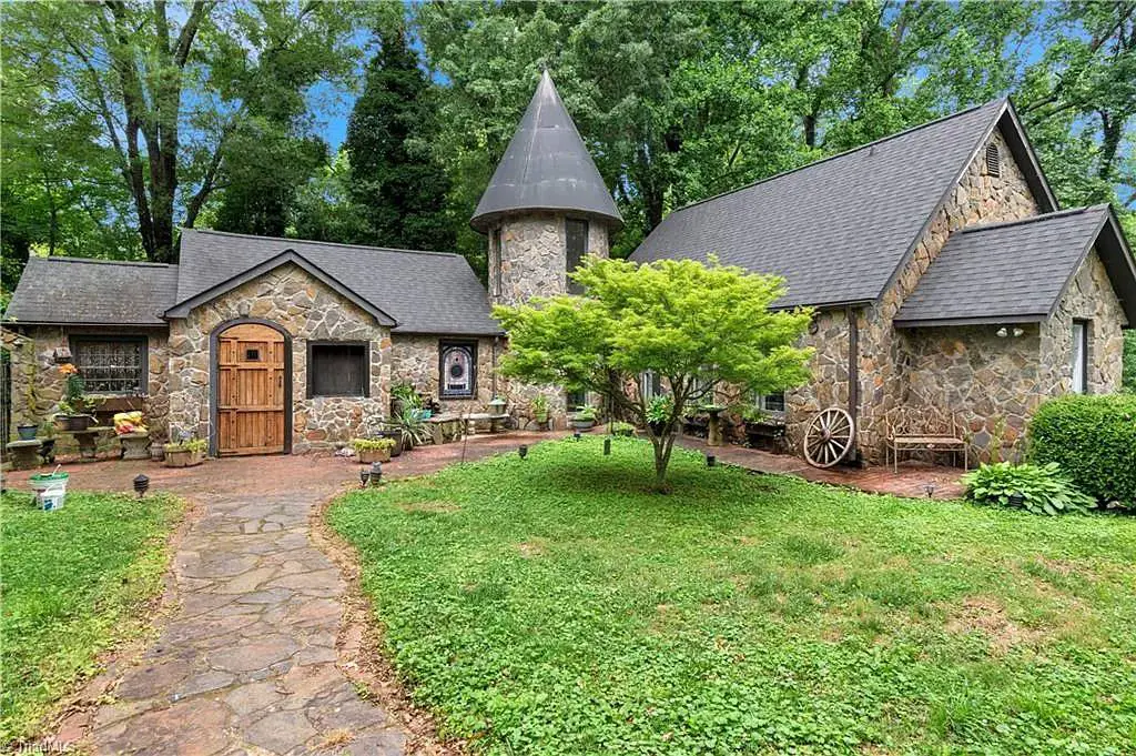 Check out that stone work! A literal C. 1951 castle in North Carolina ...